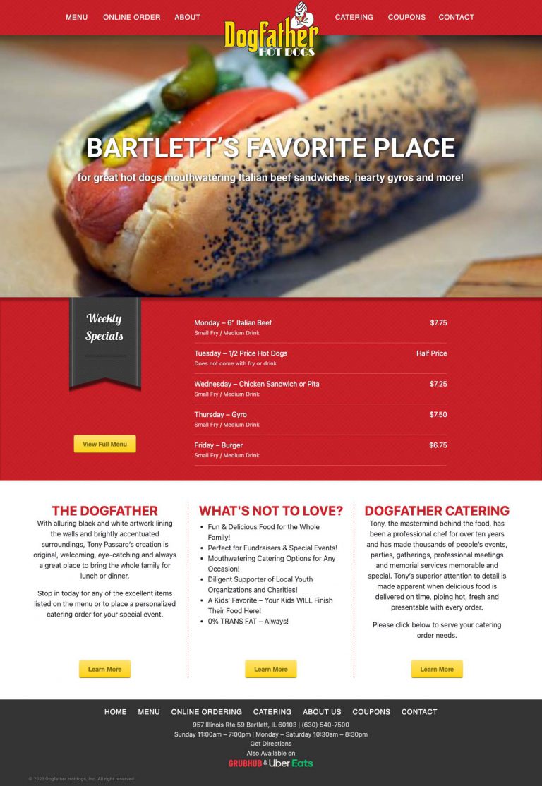 Dogfather Hotdogs - Cyber-Construction, Inc.