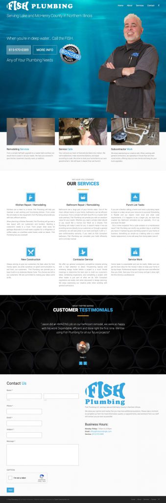 Fish Plumbing - Cyber-Construction, Inc.